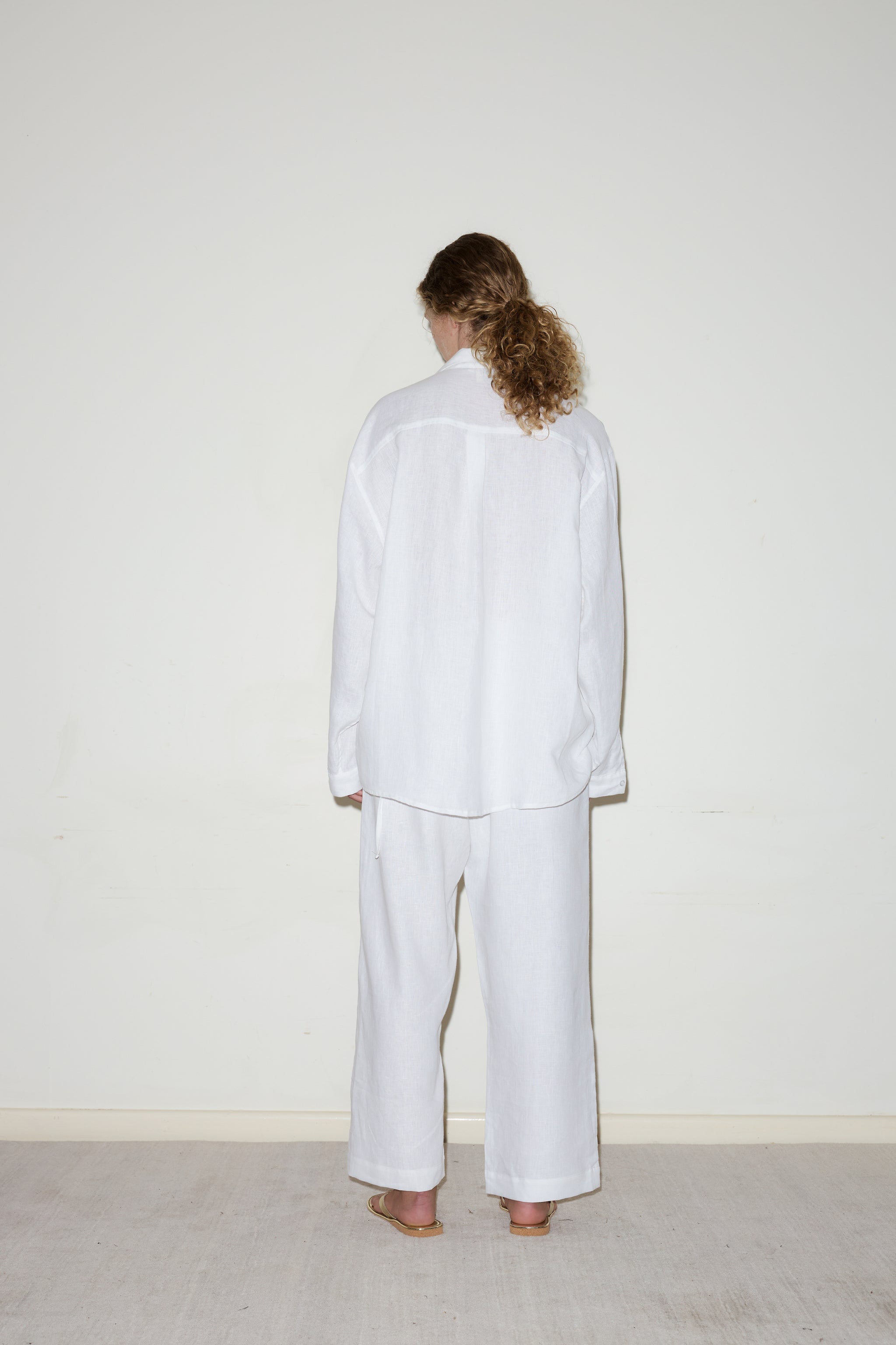 String Linen Set - White – Deiji Studios